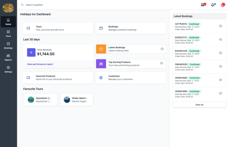 Narnoo Tourism Booking Solution